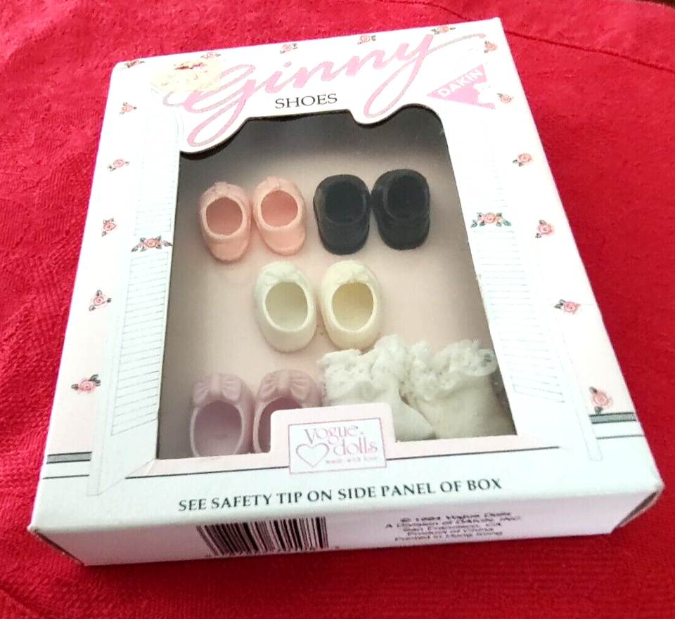 Ginny Shoes & Sock Set Vintage 1984 Vogue Dolls Dakin Sealed in ...