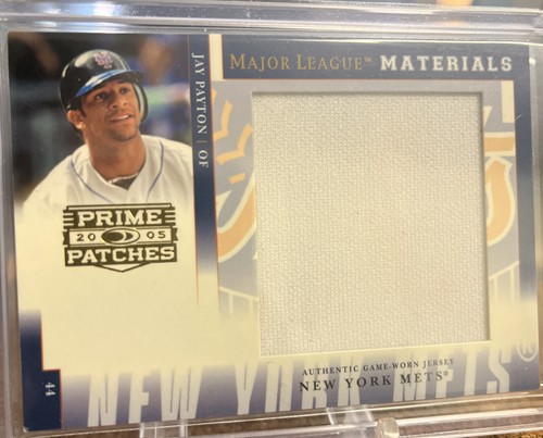 2005 Donruss Prime Patches - Major League Materials Jumbo Swatch #MLM-4 Jay... | eBay