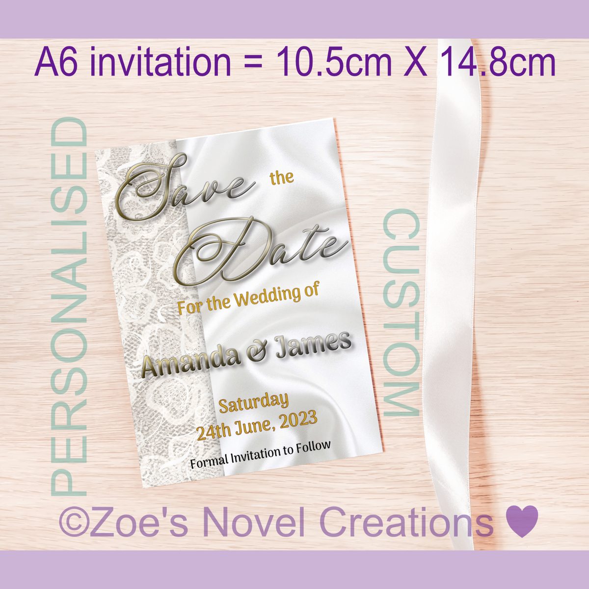 Formal Invitations Sizes