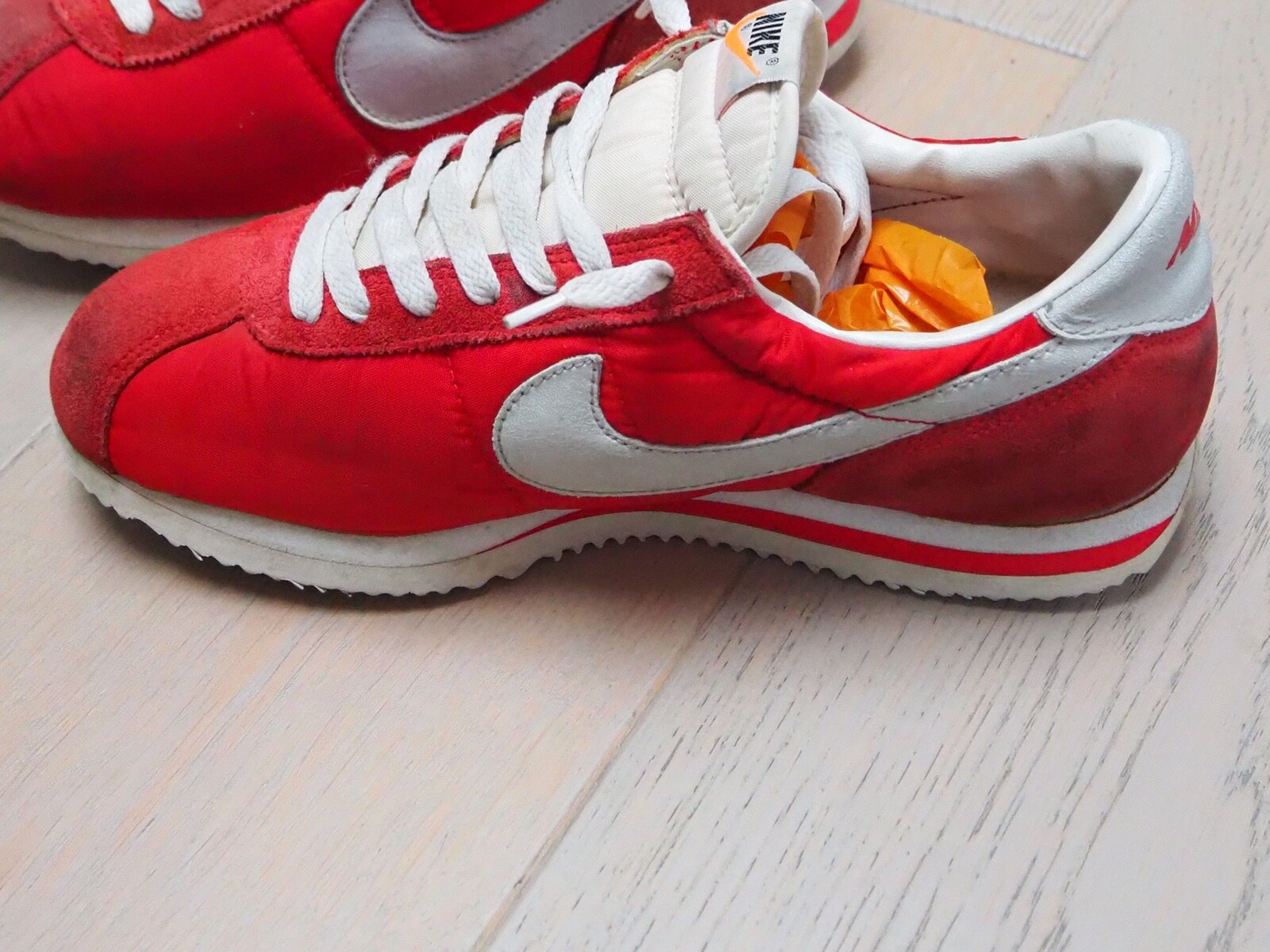 RARE ORIGINAL 1996 NIKE CORTEZ / RED & SILVER - Gem