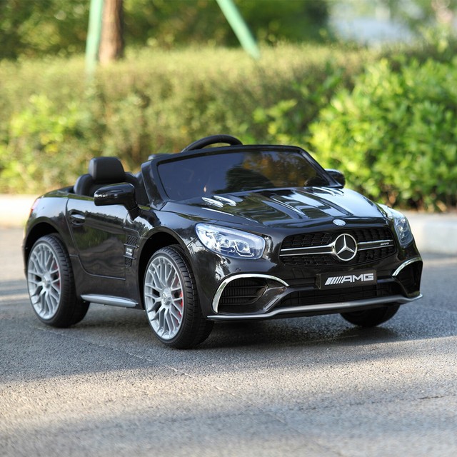 Power Wheels Mercedes Benz 12V Battery Powered Ride on Car - Black for ...