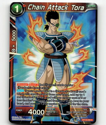 FOIL - DBS CCG Chain Attack Tora BT13-006 - Supreme Rivalry | eBay