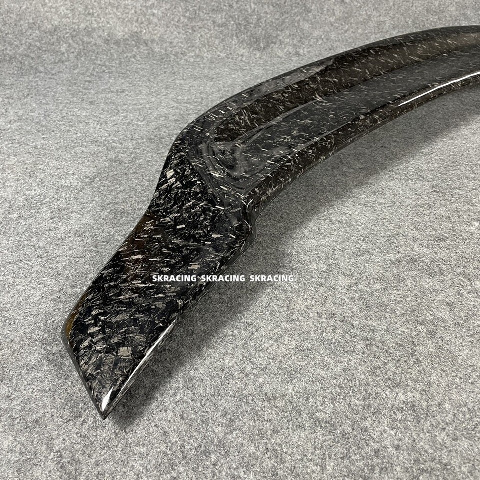 Forged CARBON FIBER DUCKBILL TRUNK SPOILER WING FOR 08-14 MERCEDES BENZ ...
