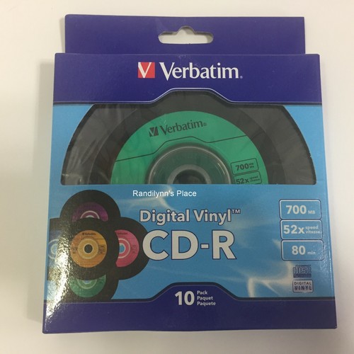 Verbatim 700MB 52X 80 Minute Digital Vinyl CD-R, 10-Disc 97935 | eBay