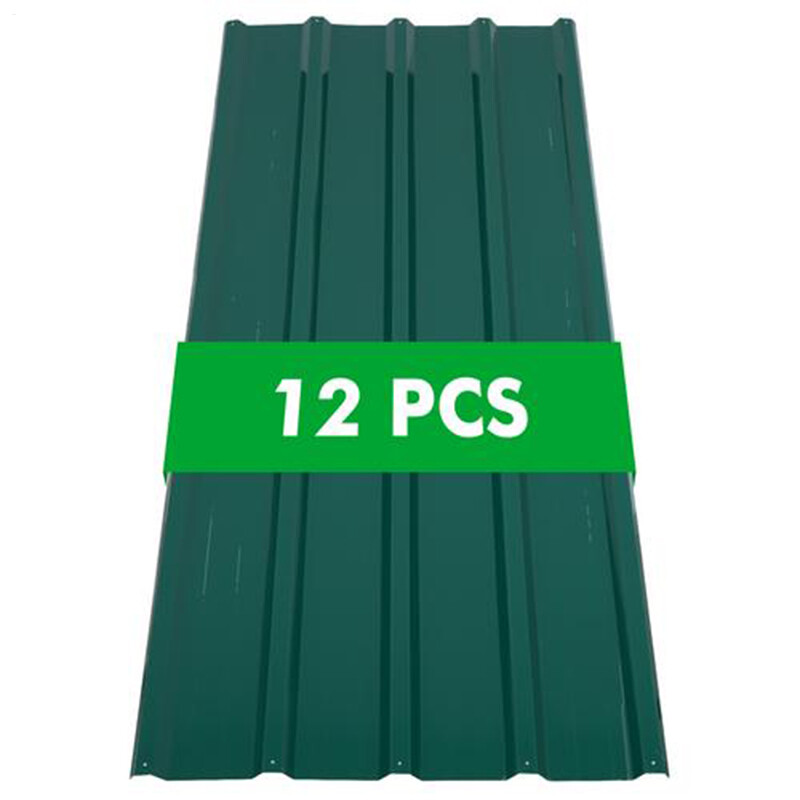 Pre-drilled 12x/24x Carport Roof Sheets Corrugated Panel Galvanized ...