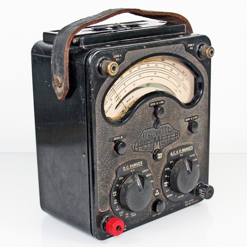 UNIVERSAL AVOMETER MODEL 8 VINTAGE COLLECTABLE ELECTRICAL TEST METER ...