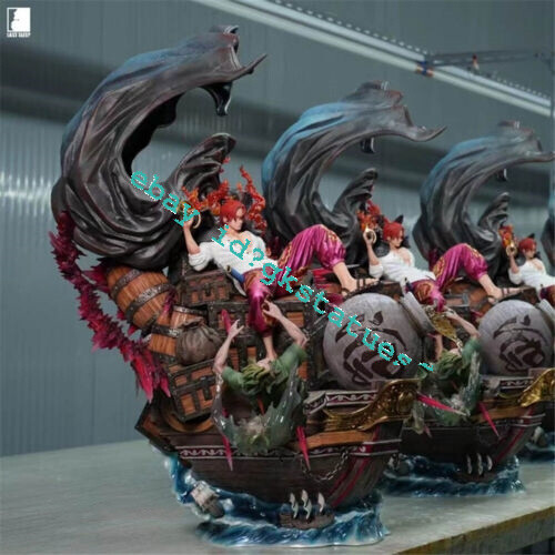 Last Sleep Studio One Piece Red Hair Shanks Resin Model In Stock H72cm ...