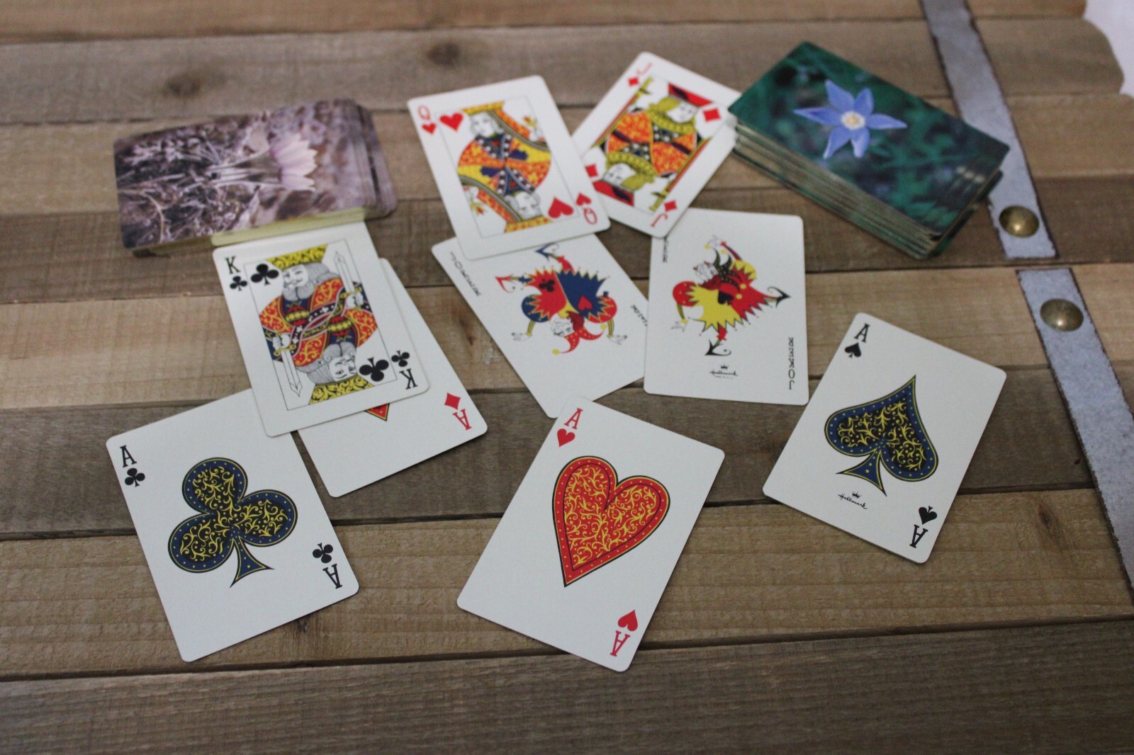 2 Decks Vintage Hallmark Playing Cards, Complete, Great Shape, Flowers ...