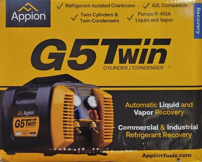 Recovery Units - Appion G5 Twin Refrigerant Recovery Machine