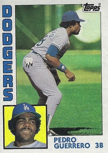 1984 Topps Pedro Guerrero #90 Los Angeles Dodgers 3B Baseball Card | eBay