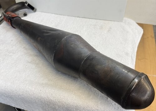 RLV Blimp pipe with header -- vintage karting -- go kart | eBay