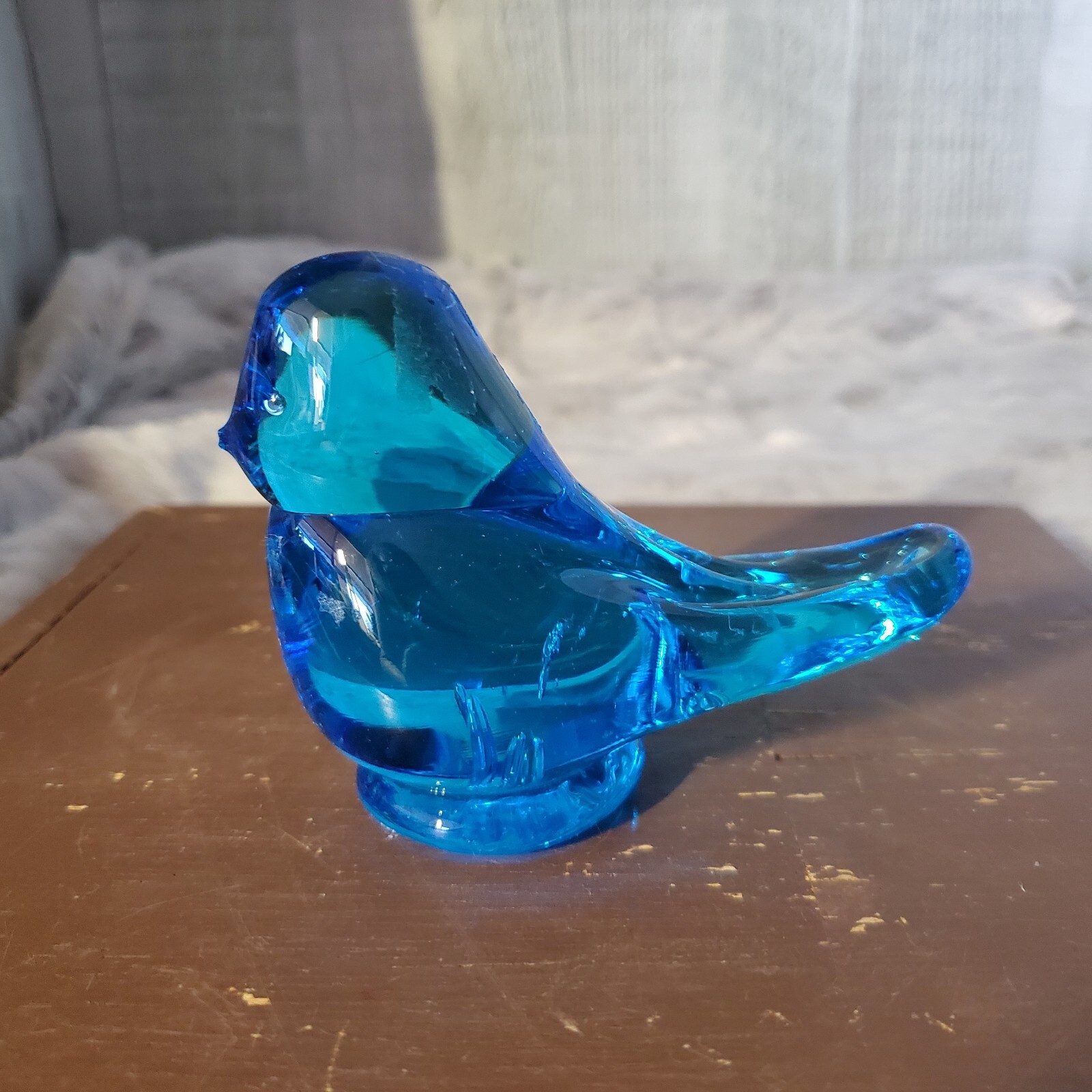 Vintage Signed Ron Ray 1999 Bluebird Of Happiness Single Bird Figurine ...