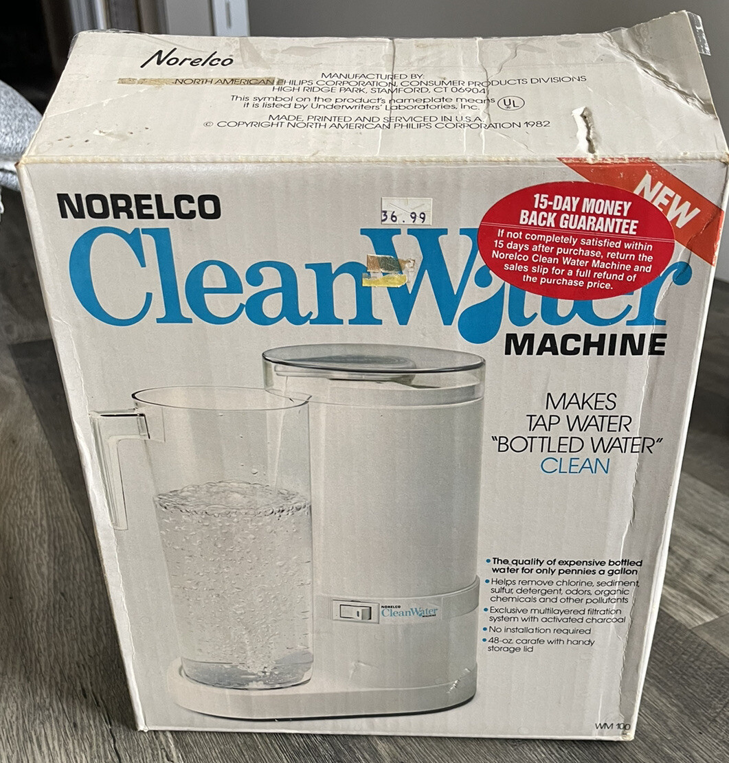Clean water machine 48oz Norelco WM100 NOS VINTAGE HTF | eBay