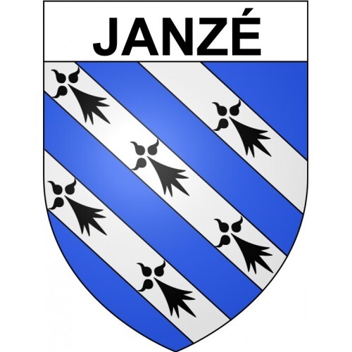 Janzé 35 ville Stickers blason autocollant adhésif | eBay