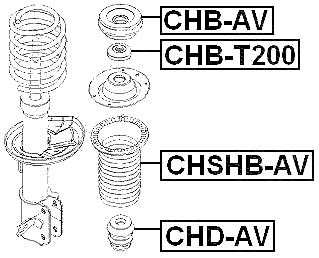 Front Shock Absorber Boot Fits Chevrolet 96535008 | eBay