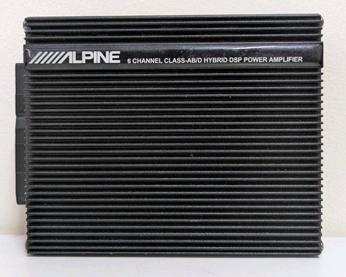 Alpine 6 Channel Class-AB/D Hybrid DSP Power Amplifier, PDA-S210T6-R ...