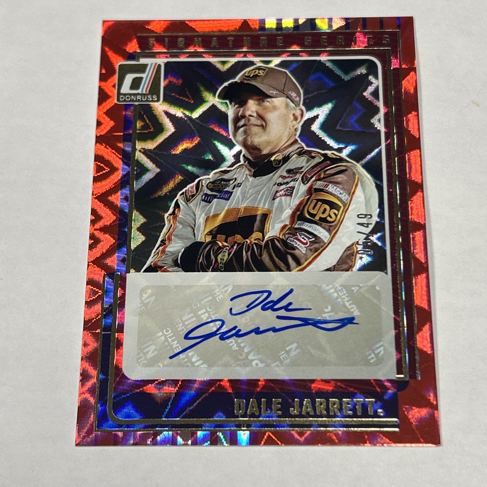 Dale Jarrett 2025 Donruss NASCAR #SS-DJT Signatures Series - Platinum ...