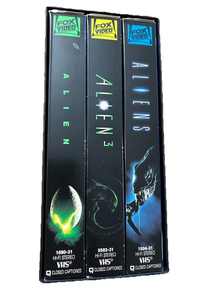 Alien Trilogy : VHS Box Set , New Shrink Wrap Removed From Box | eBay