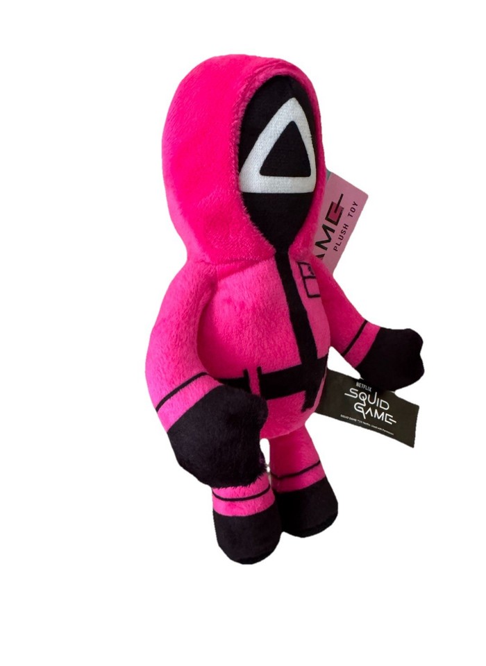 Masked Guards Pink Guards Triangle - Netflix Squid Game Toy 8-inch NEW ...