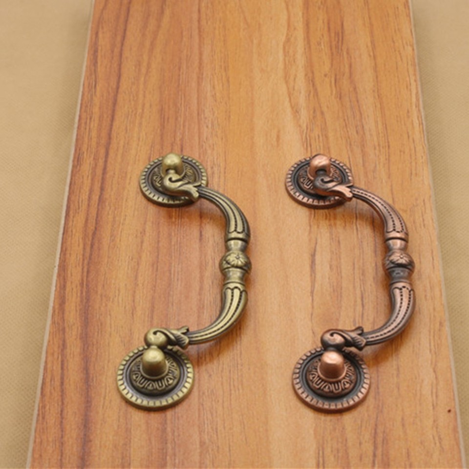 2 Pcs Decorative Dresser Handle Metal Pull Knob Cabinet Hanging Handles ...