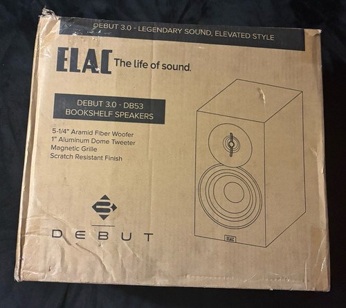 Elac Debut 3.0 DB53 Bookshelf Speakers- | eBay