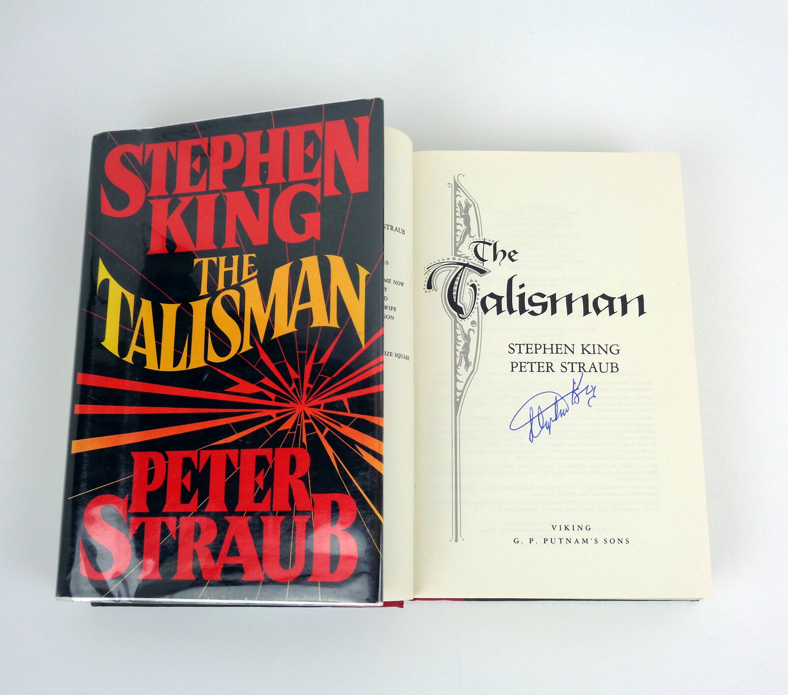 Stephen King Signed Autograph The Talisman 1st Edition/1st Print ...