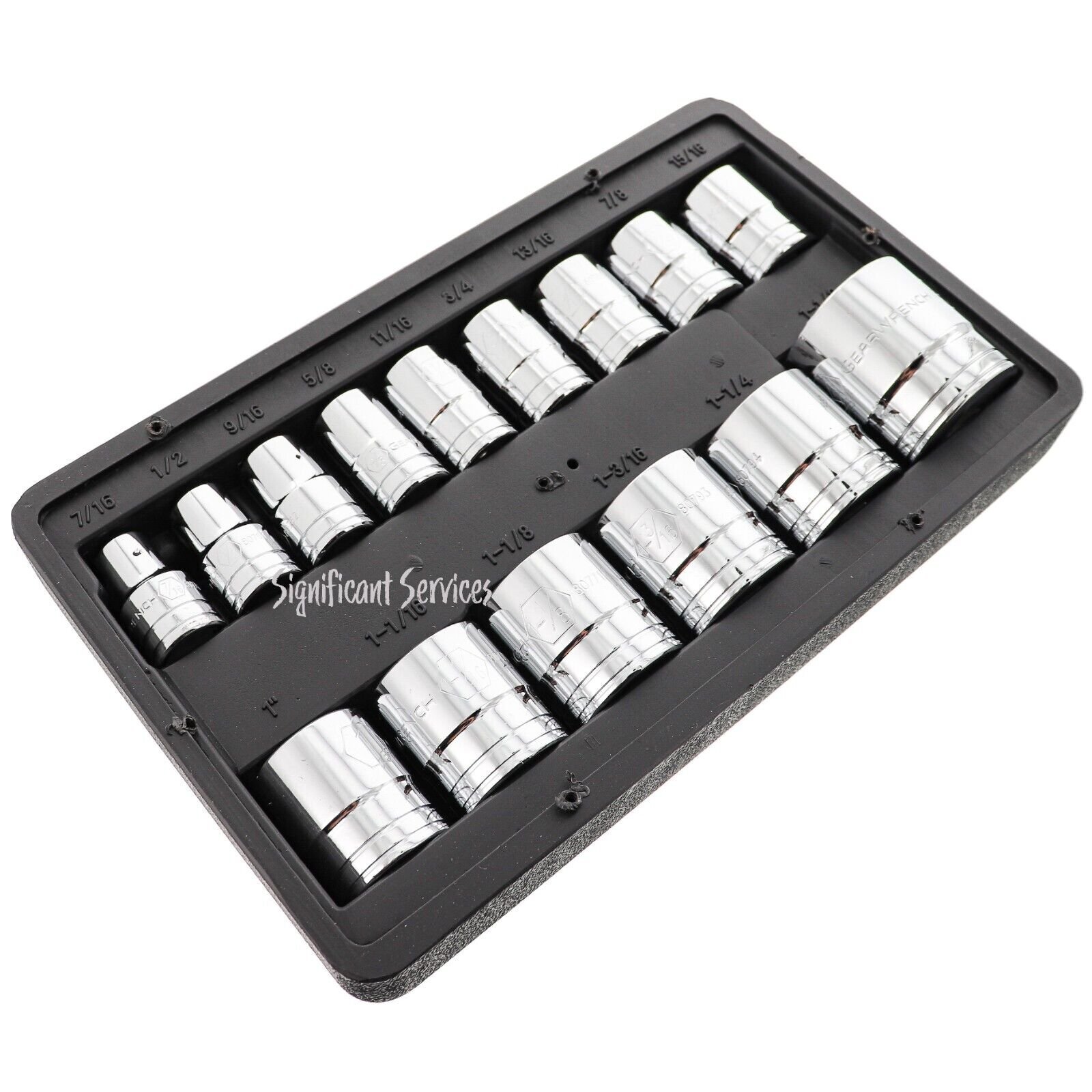 GEARWRENCH 80731 15 Pc. 1/2" Drive 12 Pt. Standard Socket Set | eBay