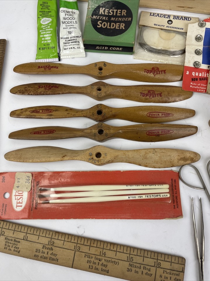 Huge Lot of RC Balsa Wood Airplane Construction Tool Clamp Hemmer ...