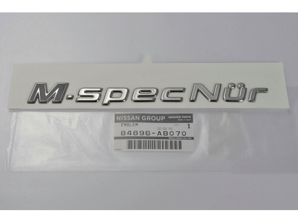 Nissan Skyline GTR R34 M-spec Nur Emblem Genuine JDM for sale online | eBay