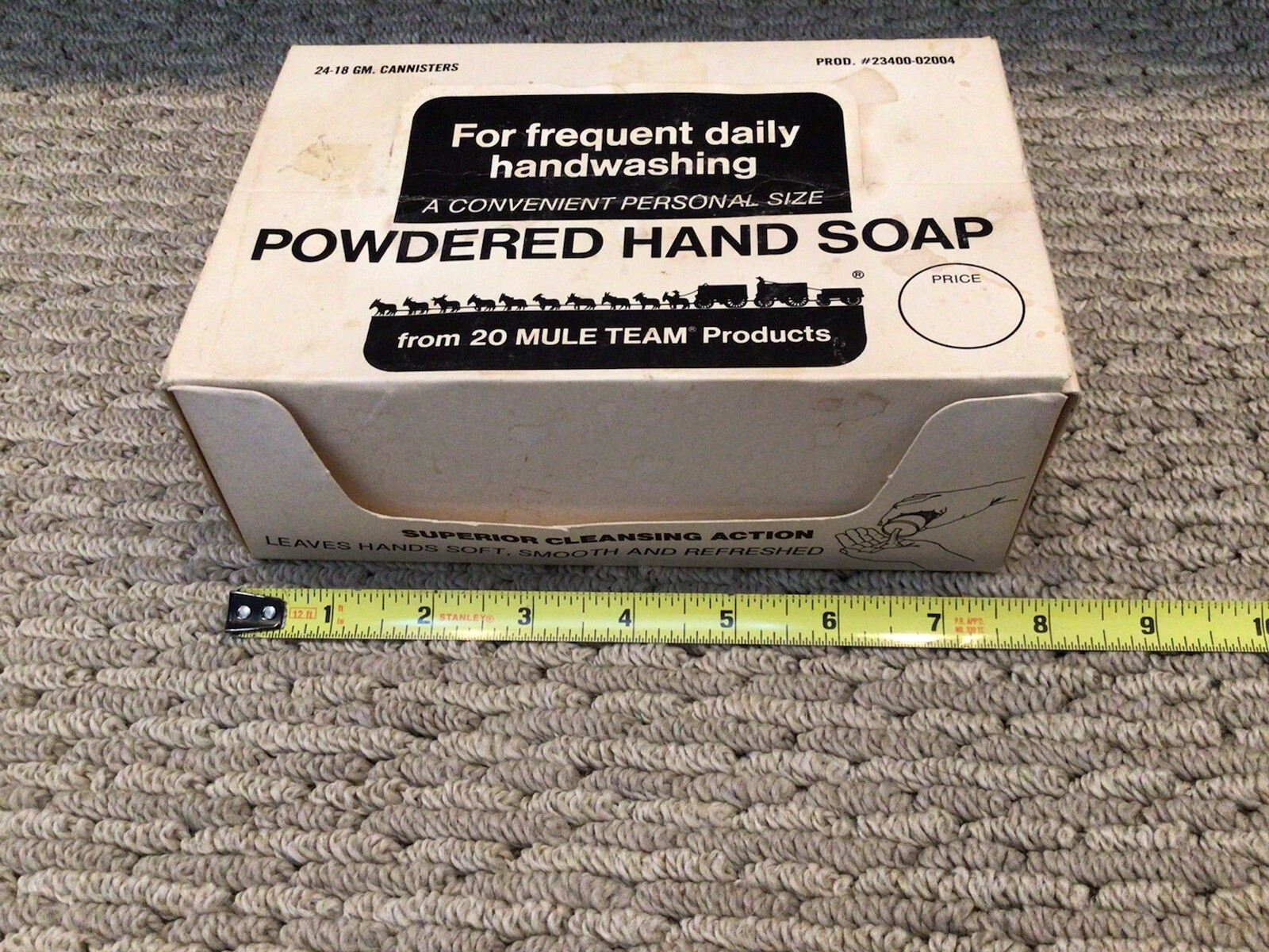 Vintage - Luron Fine Powdered Lotion Hand Soap - 24 cannisters (18 GMS ...