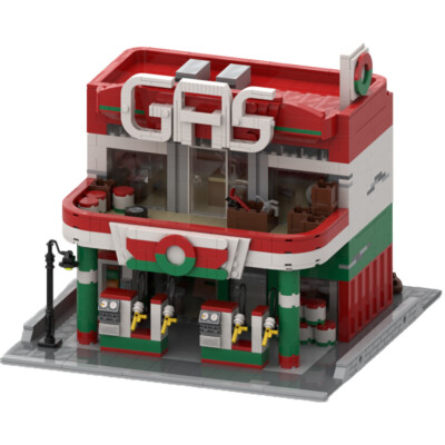 YOUFOY Modular Gas Station with Convenience Store and Car Store 1617 ...