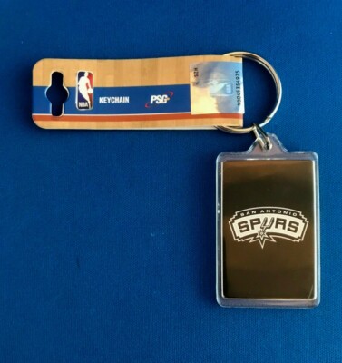San Antonio Spurs Acrylic Two-Sided Key Chain 3 3/4" NBA Licensed NWT ...