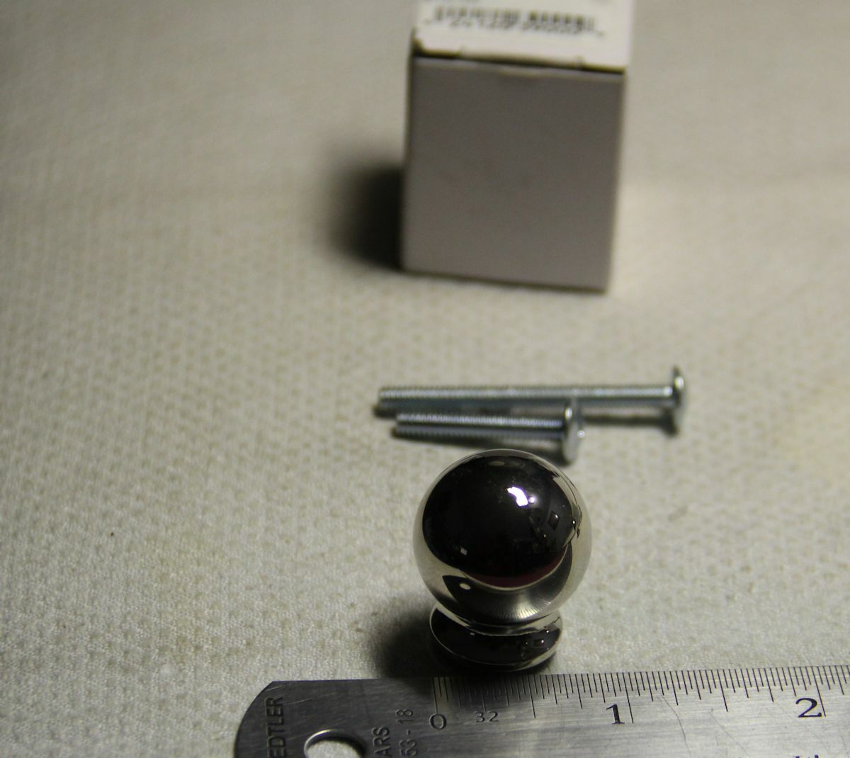 Restoration Hardware RH Chatham 1" knob polished nickel | eBay
