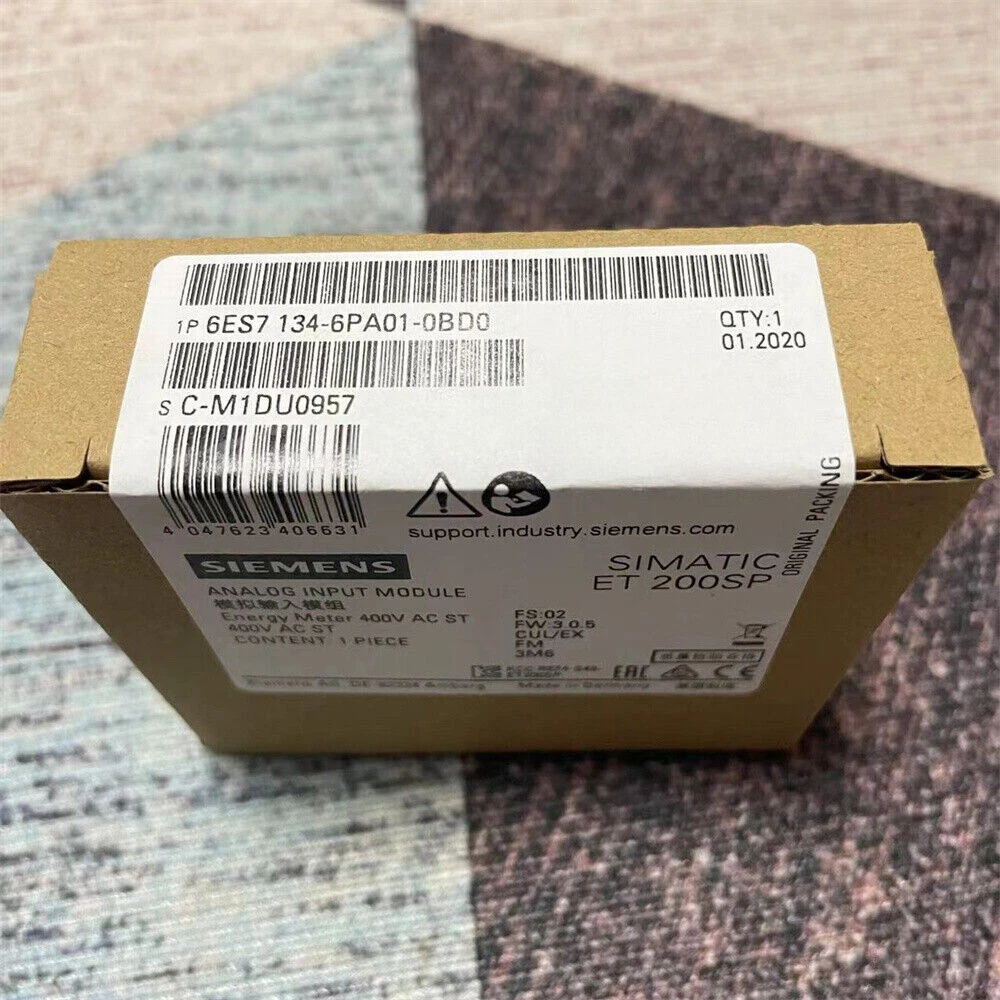 1PC Brand New Siemens 6ES7 134-6PA01-0BD0 Analog Input Module 6ES7134 ...