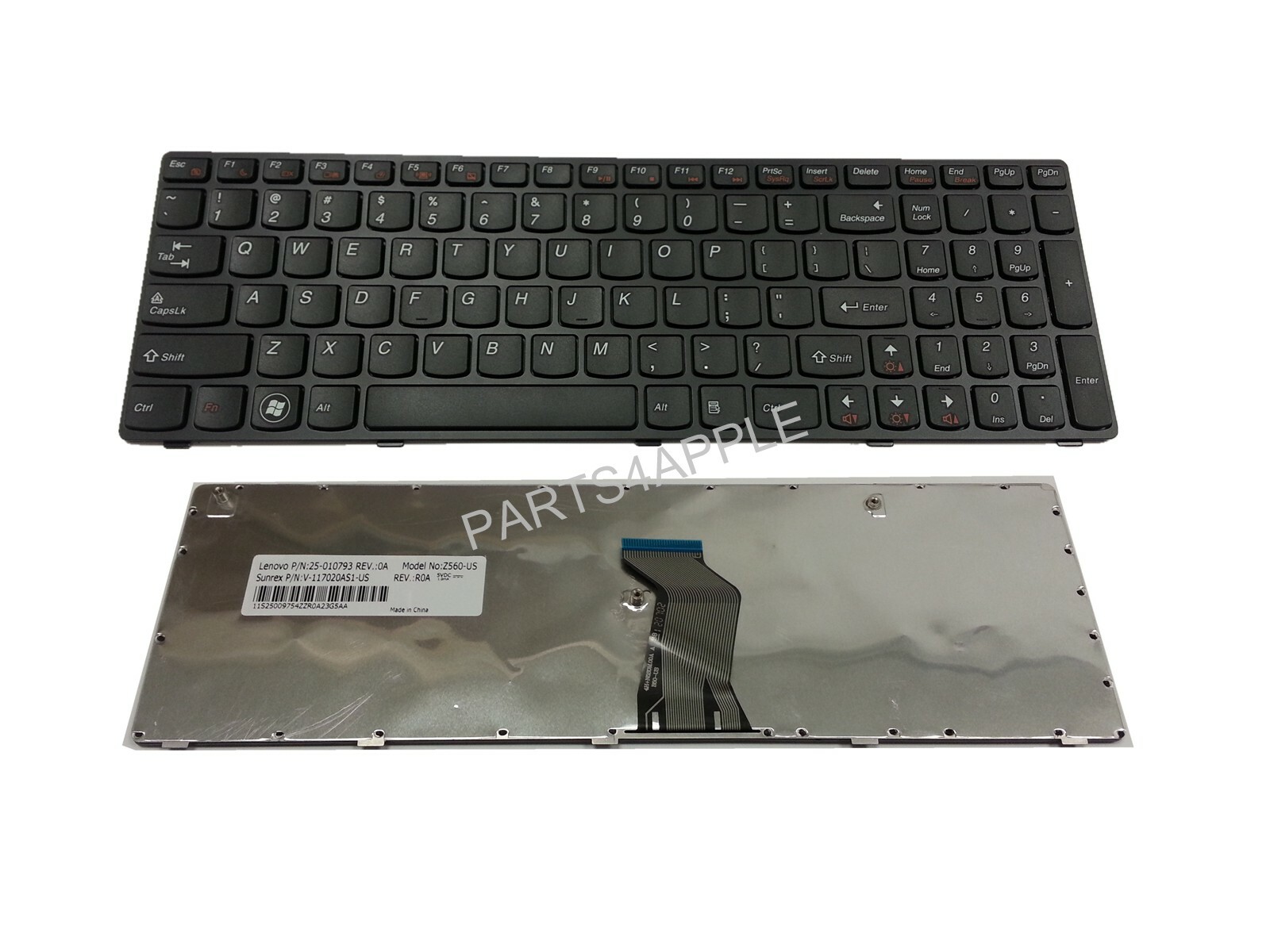New Lenovo Ideapad G770 G780 Z560 Z565 G570 G575 Keyboard V-117020AS1 ...