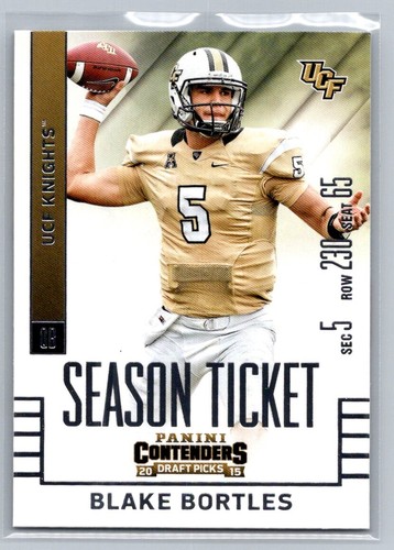 2015 Panini Contenders Draft Picks #17 Blake Bortles | eBay