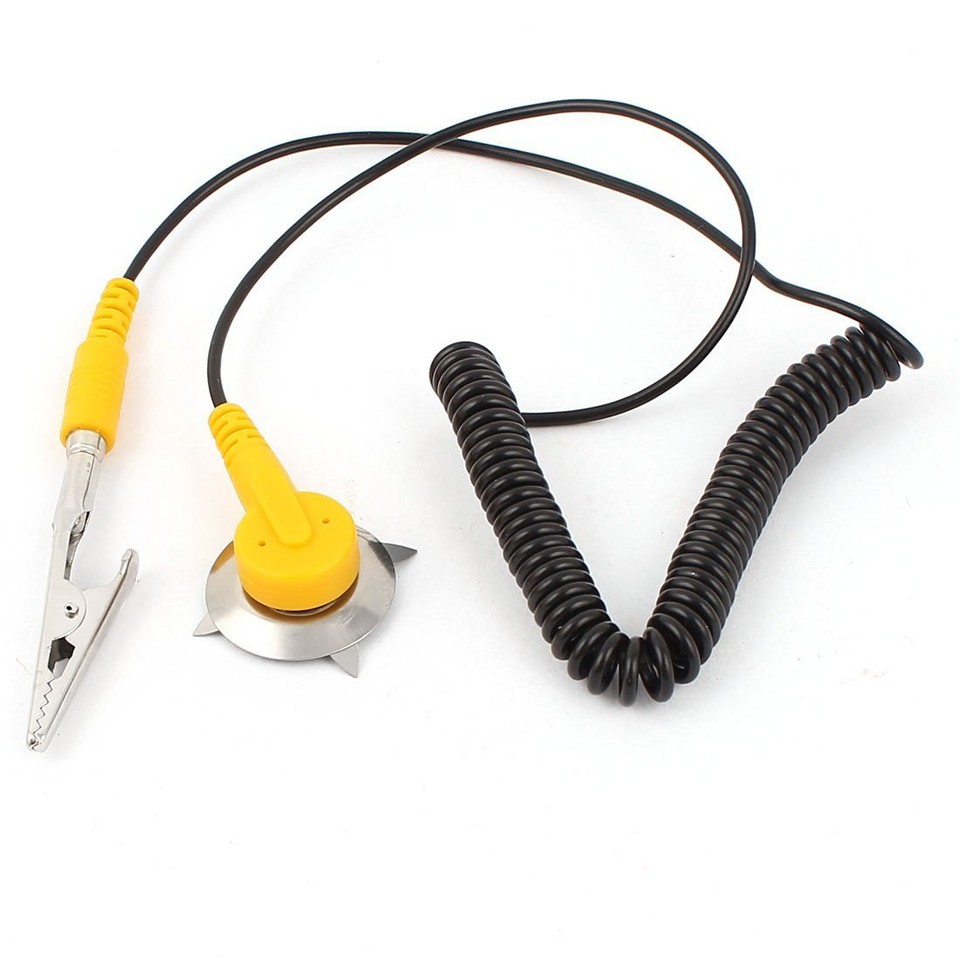 1PCS Anti-Static Coil Cable Anti Static Mats Grounding Point Cord CA ...