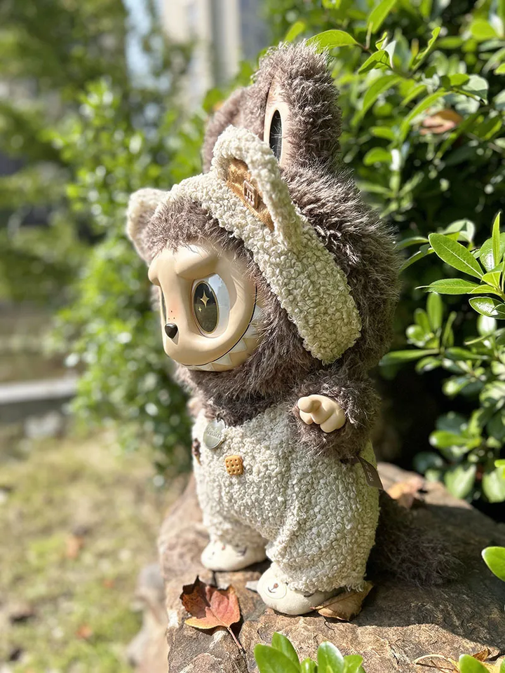 Fits 1,2,3 LABUBU ZIMO 58cm Clothes – Bear Hat + Bodysuit + Shoes - NO ...