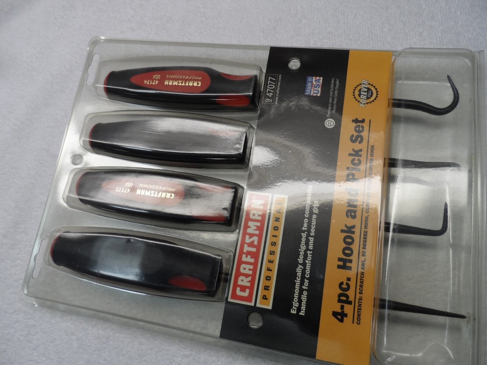 Craftsman Professional Pick and Hook Set, made in USA NIP - Part ...
