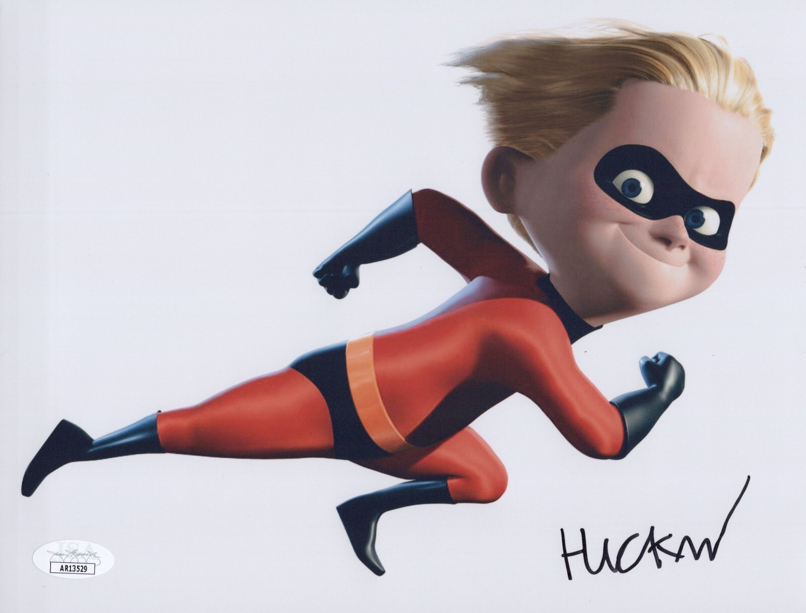 HUCK MILNER Signed Disney INCREDIBLES 2 8x10 DASH Autograph Photo JSA ...