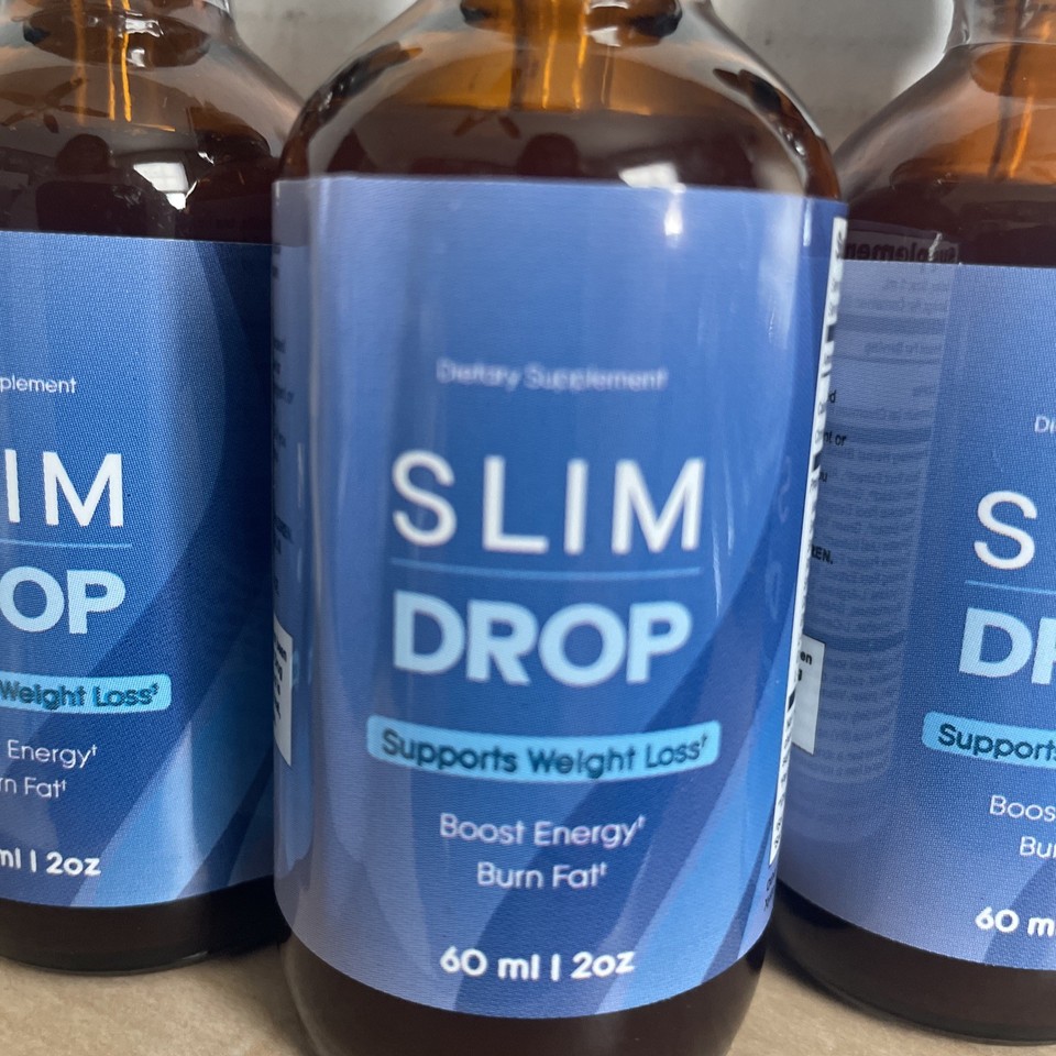Slim Drop for Weight Loss - Premium Slim Drops Fat-Burning Support - 3 ...
