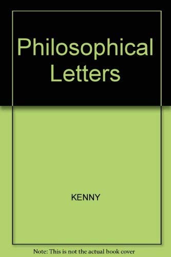PHILOSOPHICAL LETTERS By Rene; Kenny Descartes 9780631128182| eBay