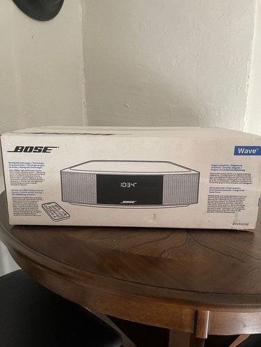 Bose Wave Radio IV Silver NEW AM/FM Radio w/ Remote NO CD Player! | eBay