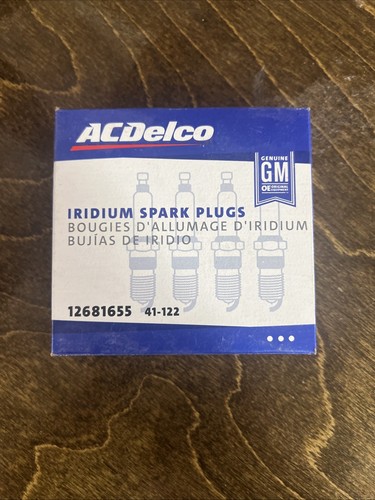Genuine ACDelco 41-122 Spark Plug-Iridium (12681655) GM OEM (4 Pack) | eBay