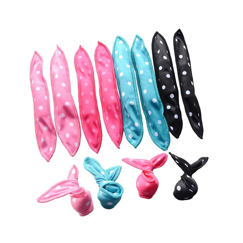 15 Pcs Sponge Curlers for Hair Sponge. Short Styling Cloth Rollers ...