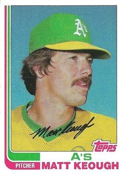 Matt Keough 1982 Topps 87 Oakland Athletics Baseball Card | eBay