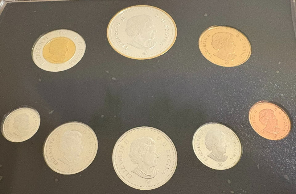 2008 Canada RCM Proof Set .925 Sterling Silver & Gold plated - 400th ...