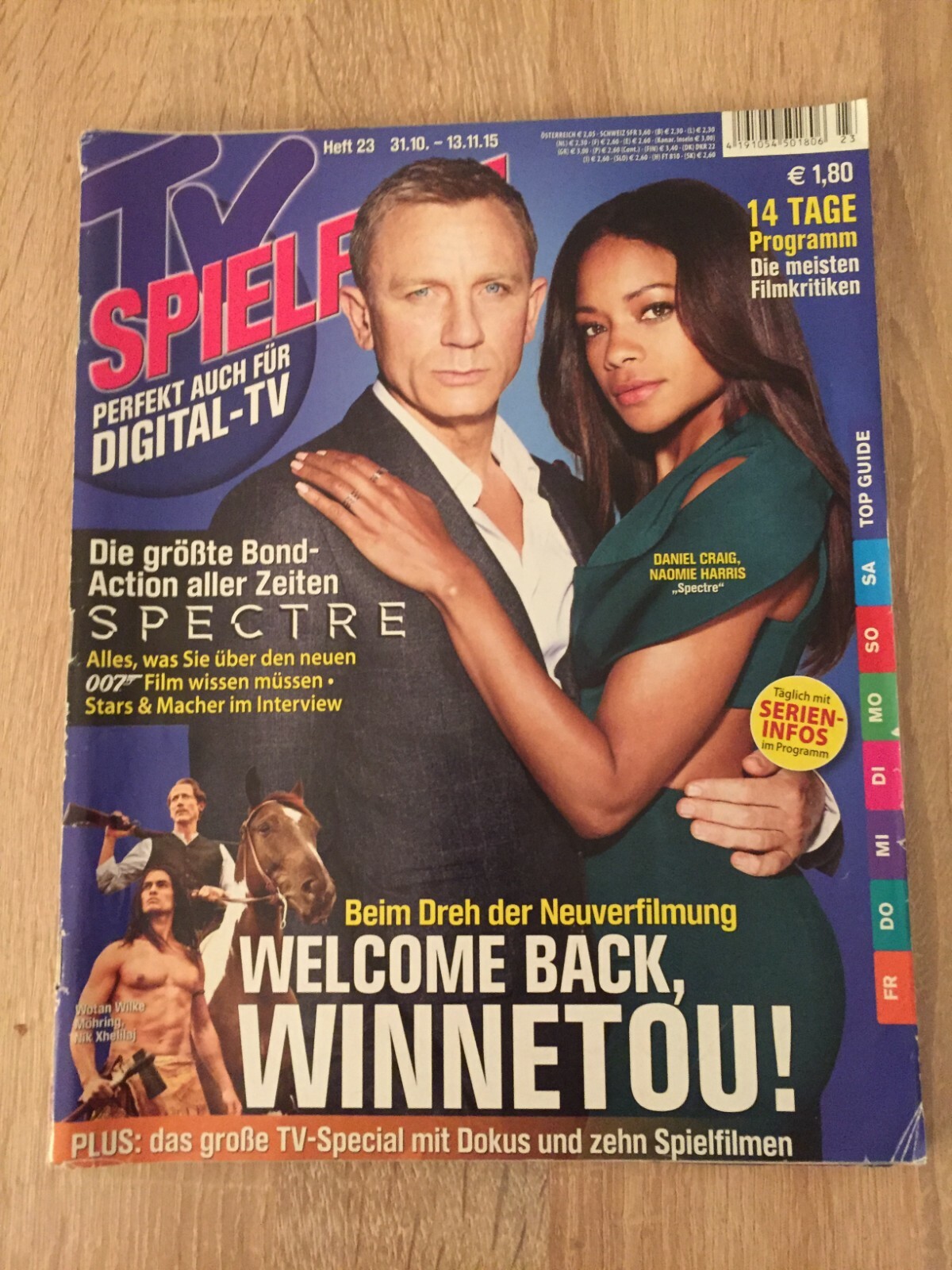 💎💎 TV-Spielfilm 23/2015 DANIEL CRAIG Magazine, Germany | eBay