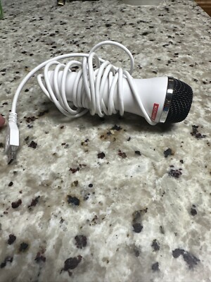 Konami Logitech Microphone USB Mic (Wii Xbox 360 PS2 PS3) White | eBay