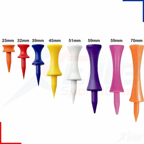 Plastic Castle Golf Tees Graduated - All Colours & Sizes - MULTI BUY ...